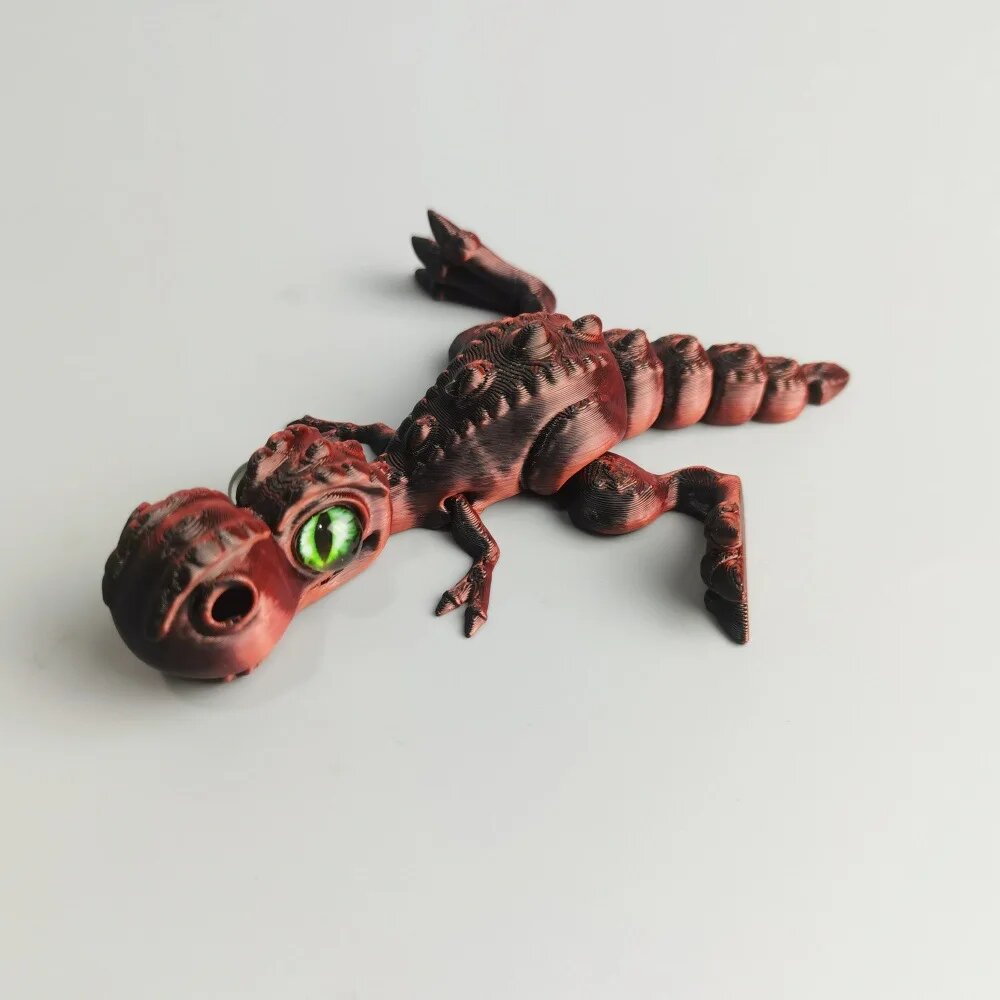 3D Printed Cartoon Tyrannosaurus Rex Realistic Dinosaur Figurine Articulated Dinosaur Fidget Toy for Kids Gifts Home Decoration