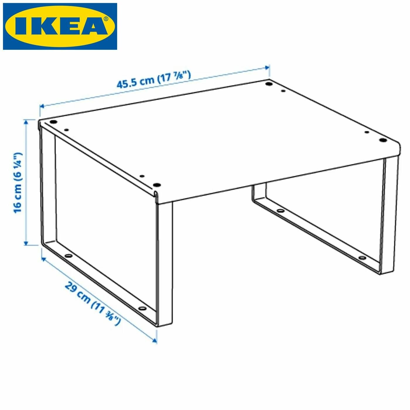 Накладной настольный органайзер IKEA, подставка для кухонного шкафа — фото 1