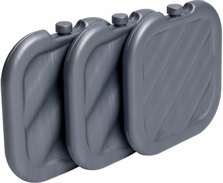 Аккумулятор холода "Мастер К" 300 мл, гелевый хладоэлемент для термосумки и термоконтейнеров, охлаждающий криопакет, многоразовый термоаккумулятор для сумки холодильника, набор 3 шт.