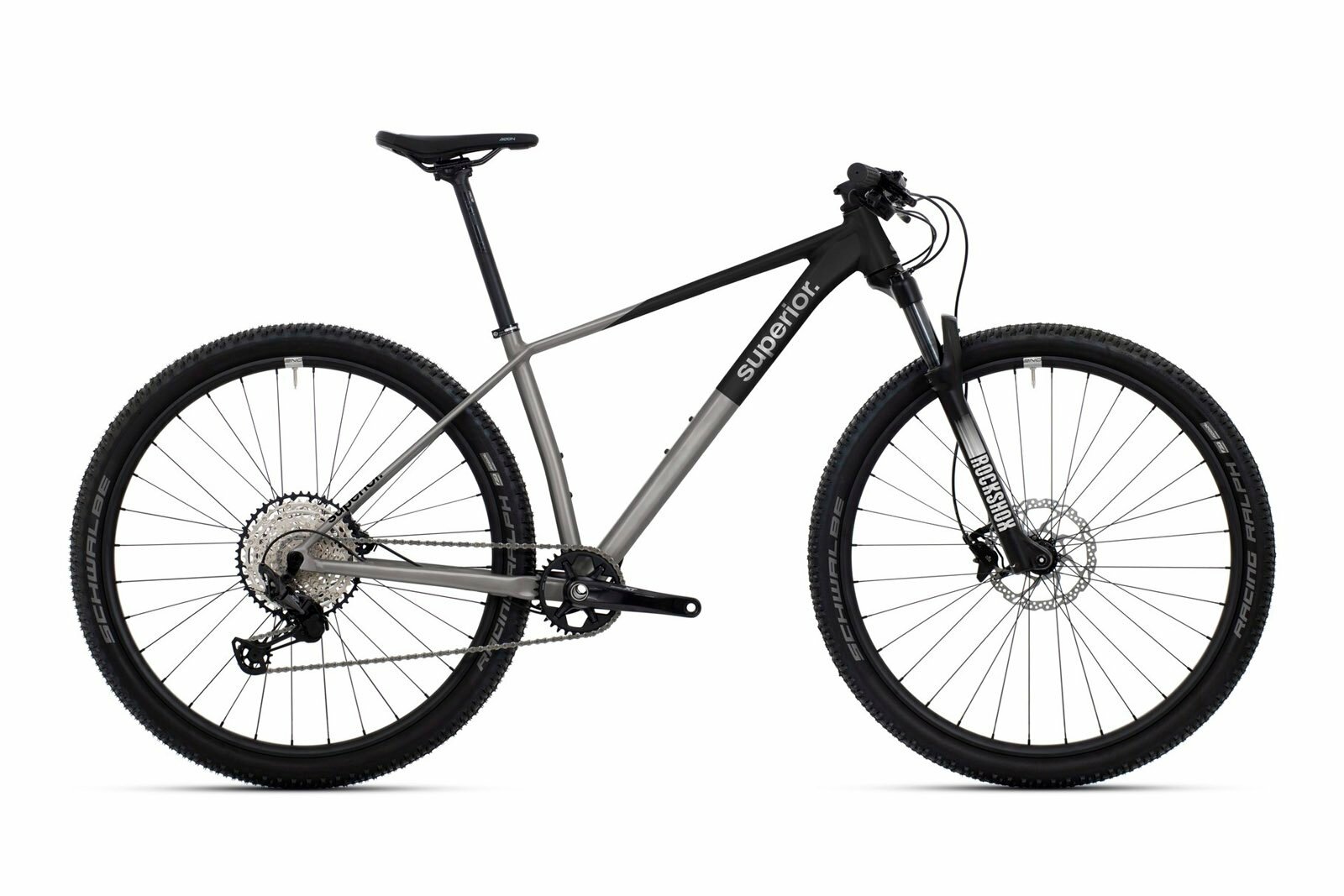 Велосипед MTB Superior XP 6.1 Matte Grey/Black 2025 Размер M, черно-серый