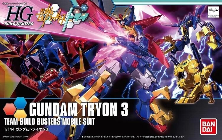 Фигурка Bandai HG 1/144 BD GUNDAM TRYON 3 MOBILE SUIT Model