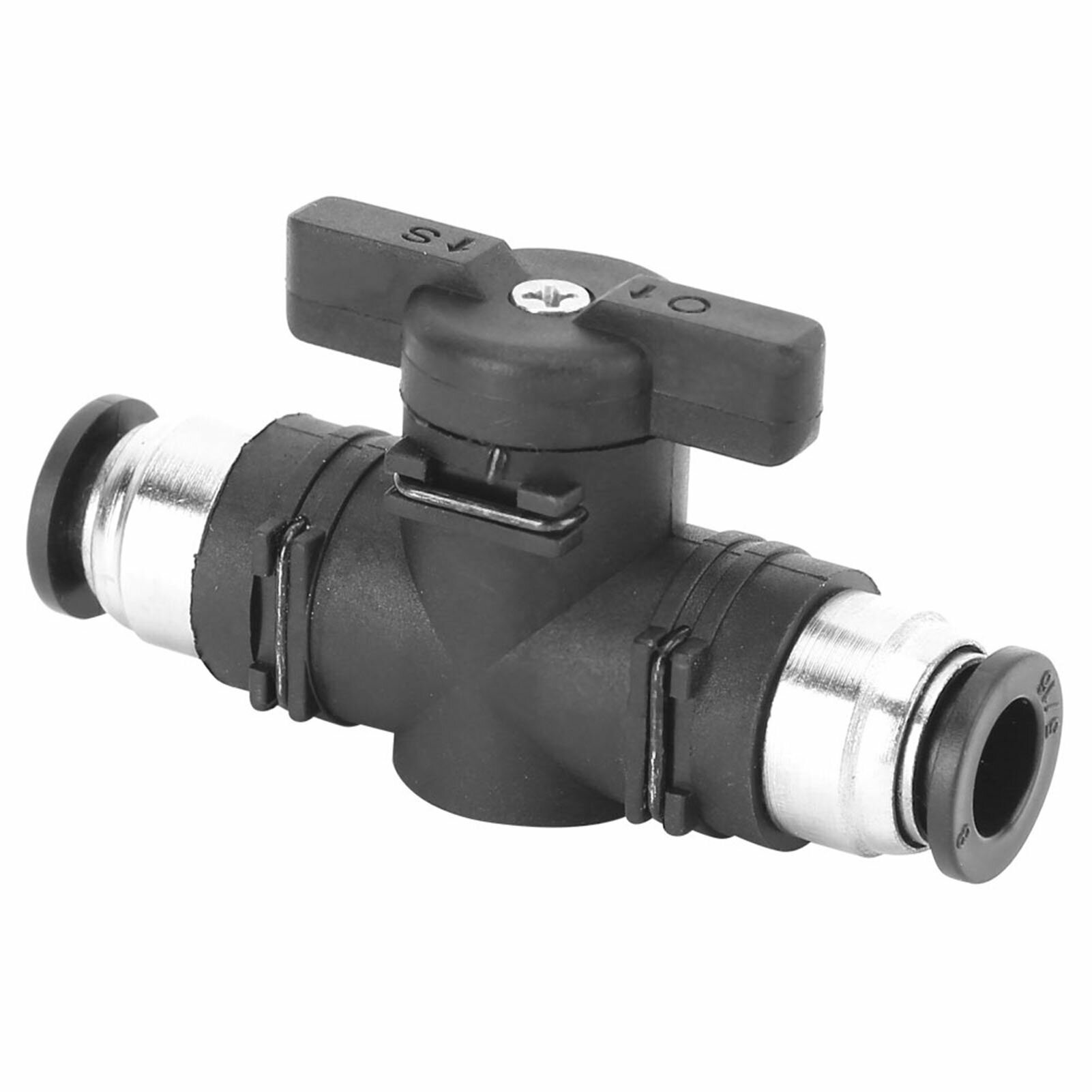 Черный пневматический разъем ручной разъемы Руководство регулирующего клапана Двусторонний быстрый соединительный инструмент (BUC-08)