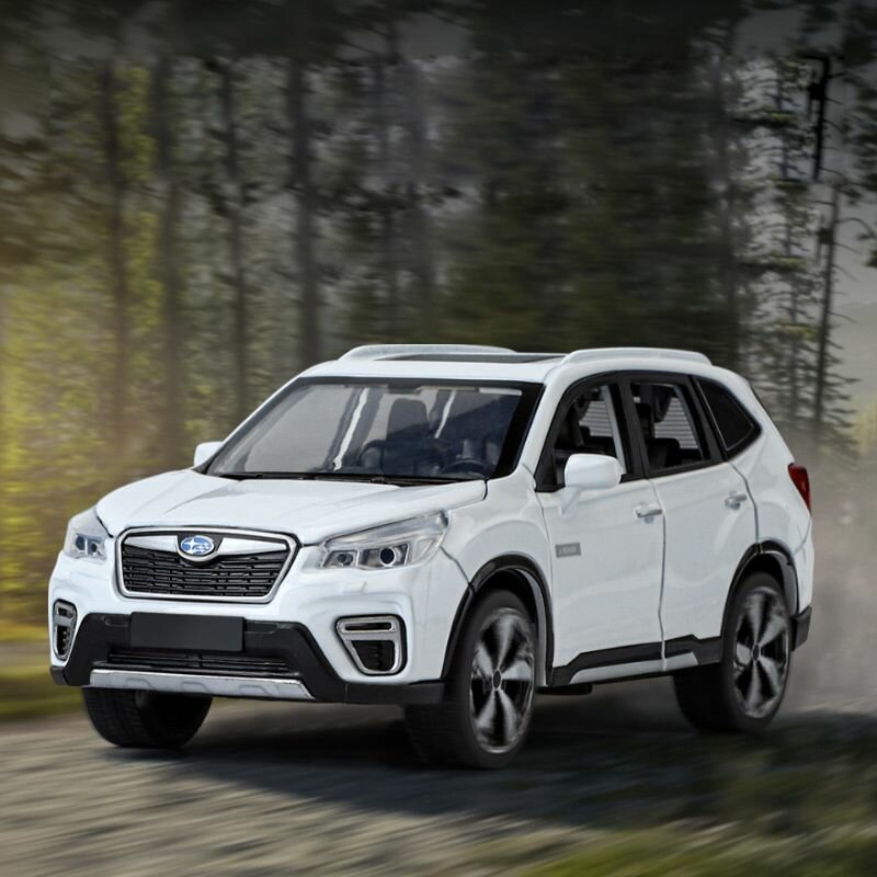 Машинка металлическая "Subaru Forester", 1:30, инерционная, со световыми и звуковыми эффектами
