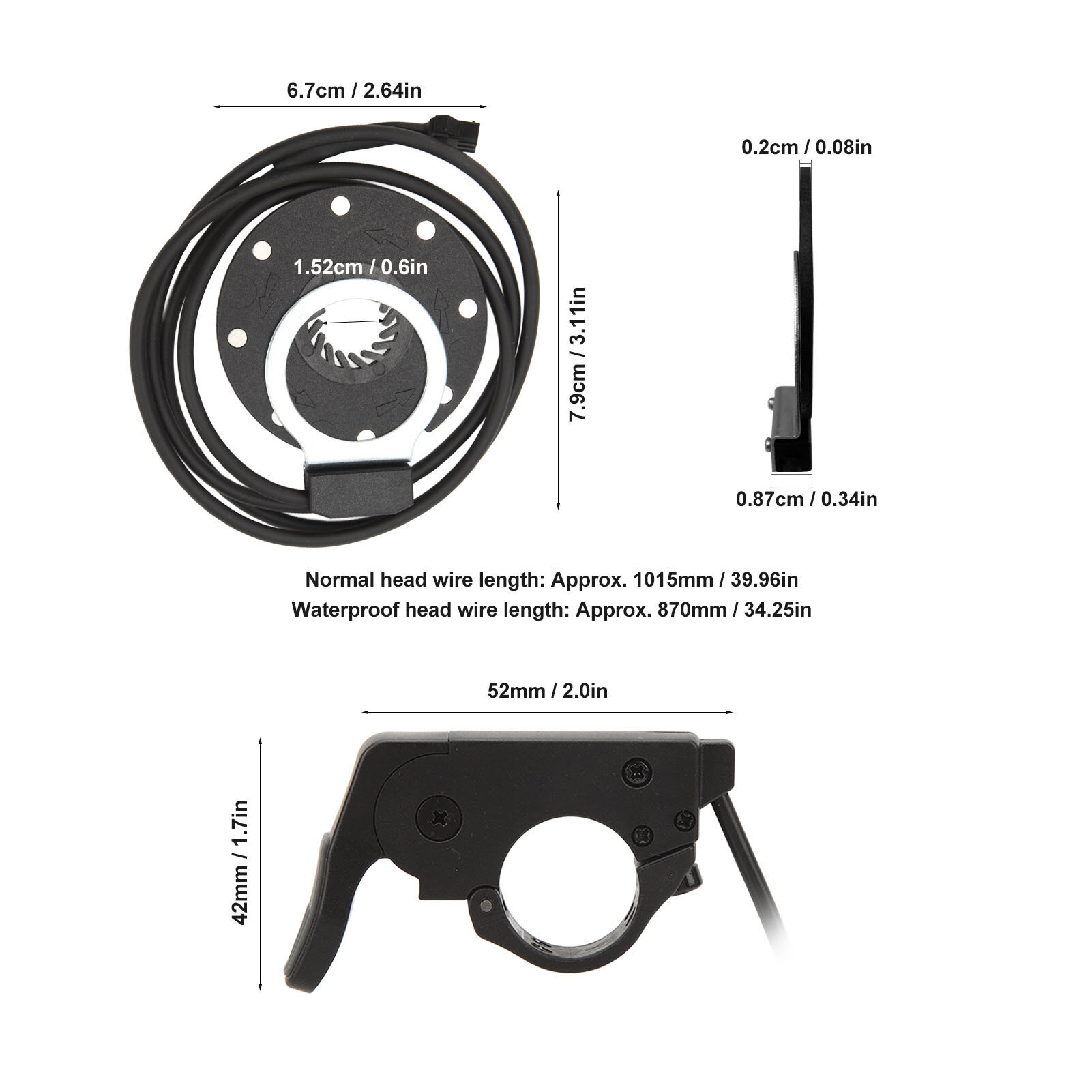 Комплект Для Электровелосипеда: 36V/48V Контроллер С Эффективным Охлаждением - Водонепроницаемый Дисплей Панель Набор Для Переоборудования Для Велосипедистов