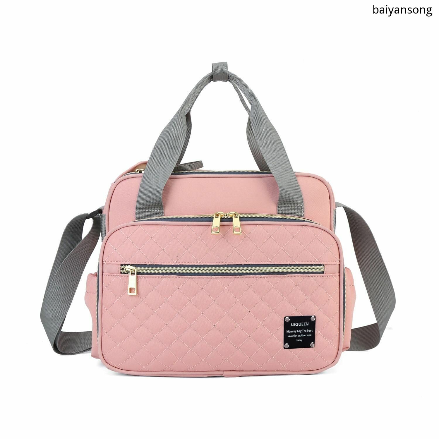 Baiyansong Сумка органайзер для коляски и мамы с термокарманами ZZQ