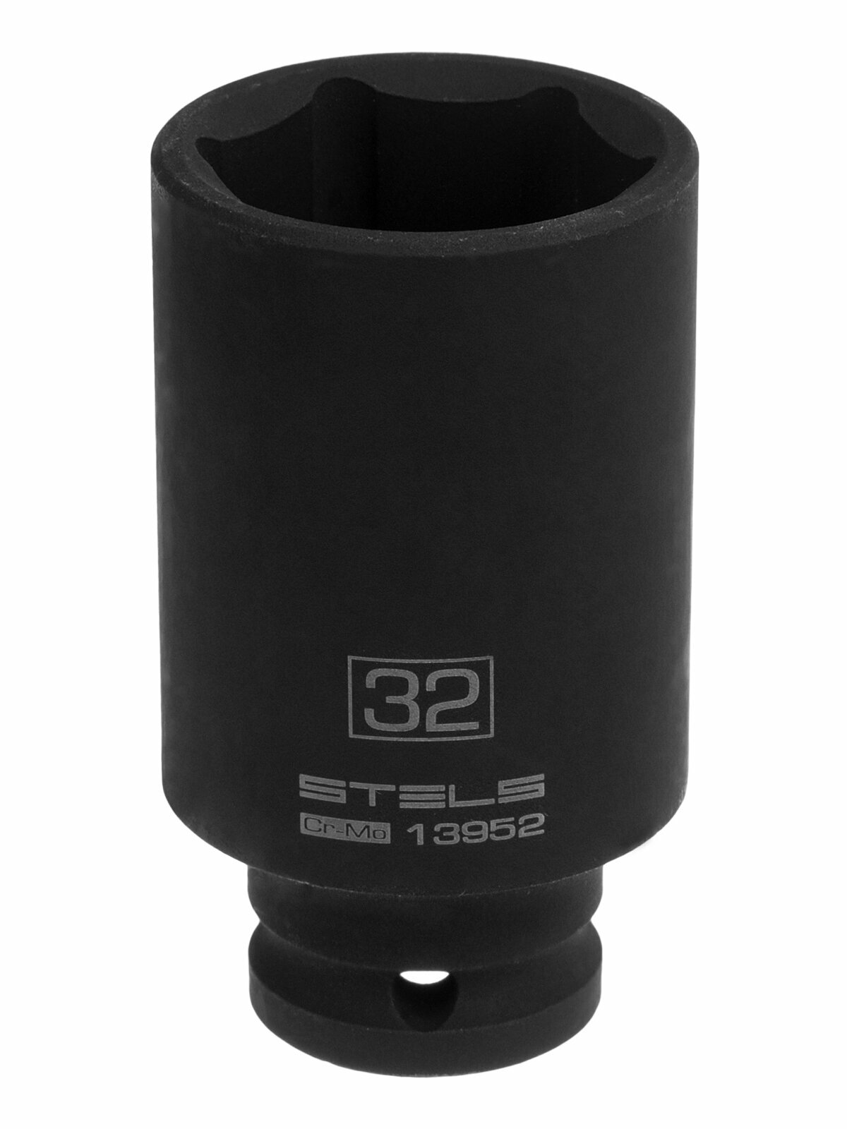 Головка ударная удлиненная шестигранная Stels 32 мм, 1/2", CrMo 13952