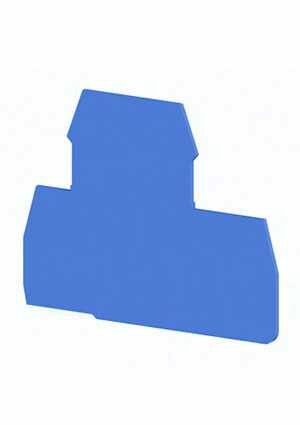 NPP_PIK2,5-4N (синий), 449011 Концевой сегмент на клеммники 2-х ярусные PIK(2,5-4)N* (3 шт.)