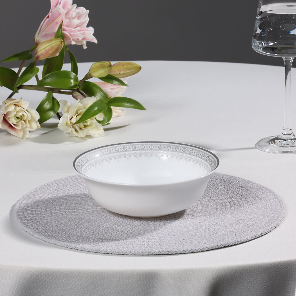 Набор салатников 550 мл, 16,5 см, комплект 6 штук, опаловое стекло