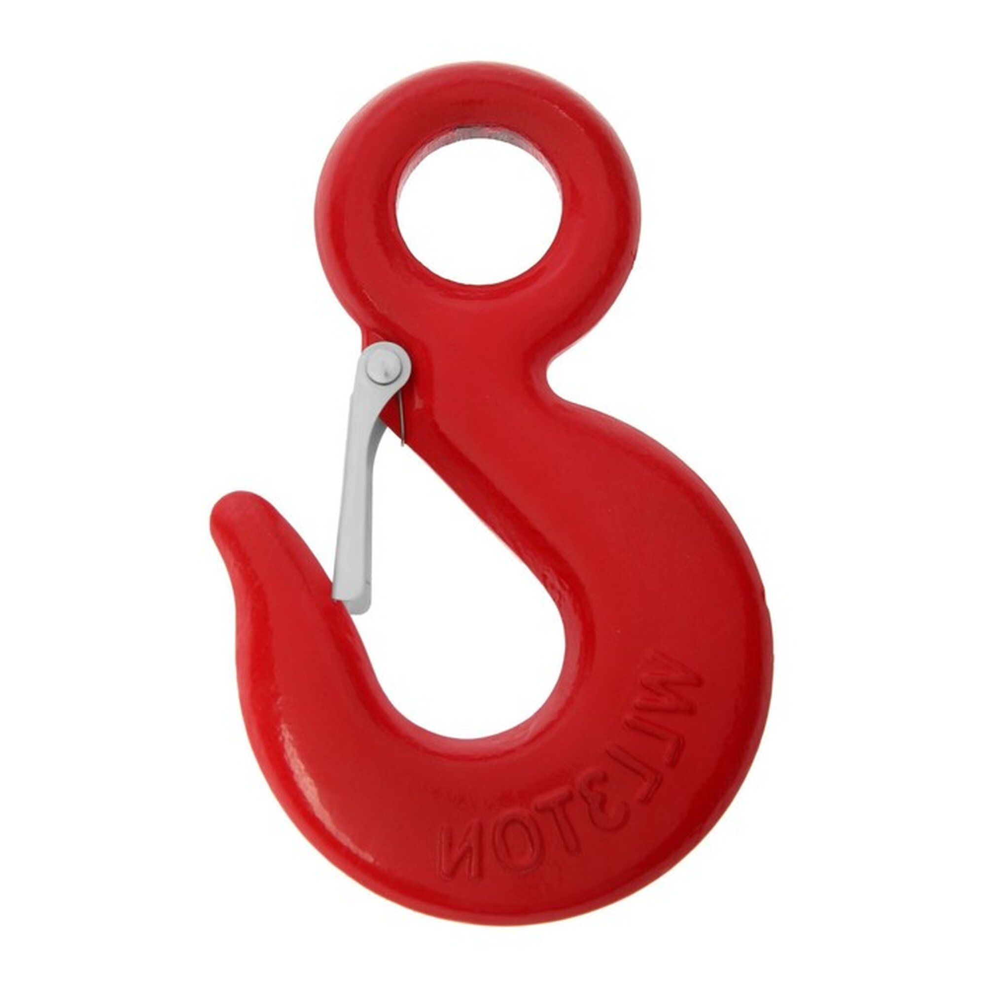 Крюк чалочный Тундра, грузоподъёмность 3 т, самозакрывающийся, красный