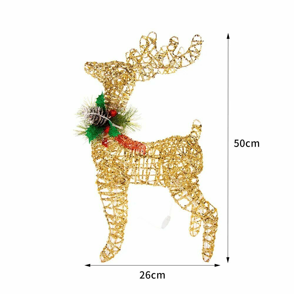 Фигурка светящаяся Олень 50 см