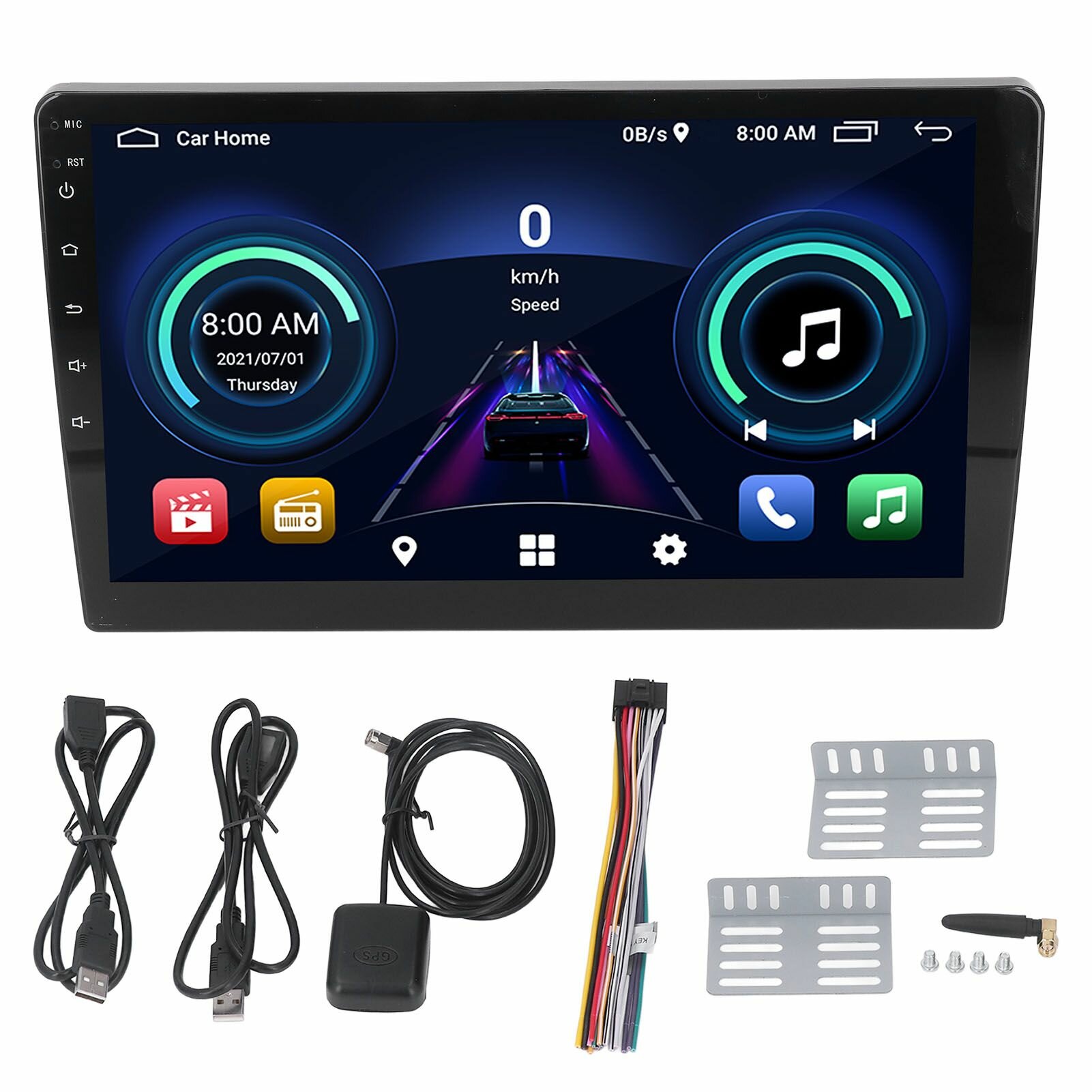 10" Android 10.1 навигатор с DVD/CD и Bluetooth 5.0