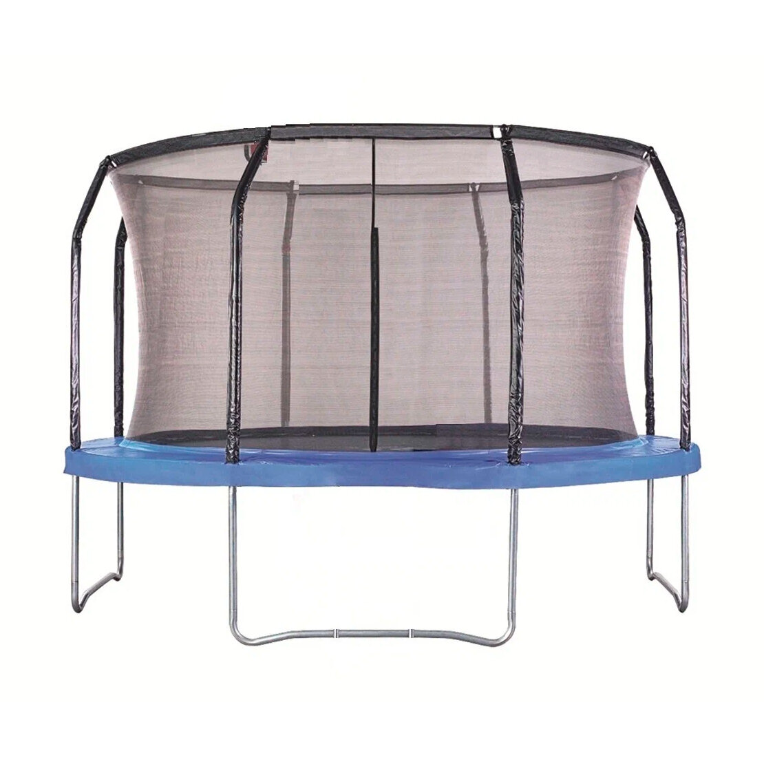 Батут Perfetto Sport 8 с внутренней защитной сеткой, 240х240х228 см, нагрузка до 120 кг, синий