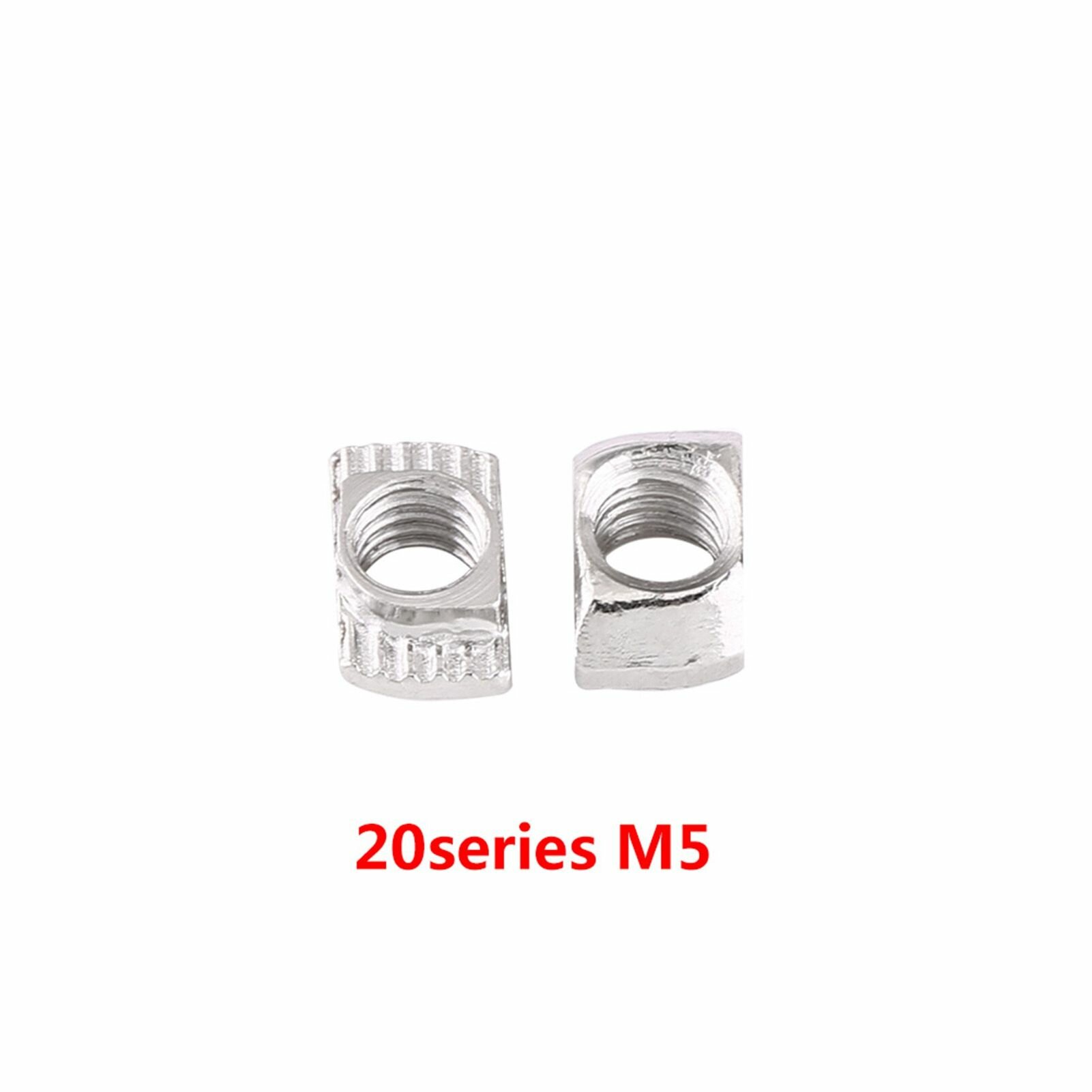 Т-образная гайка EU20 M5 10 6 из никелированной углеродистой стали