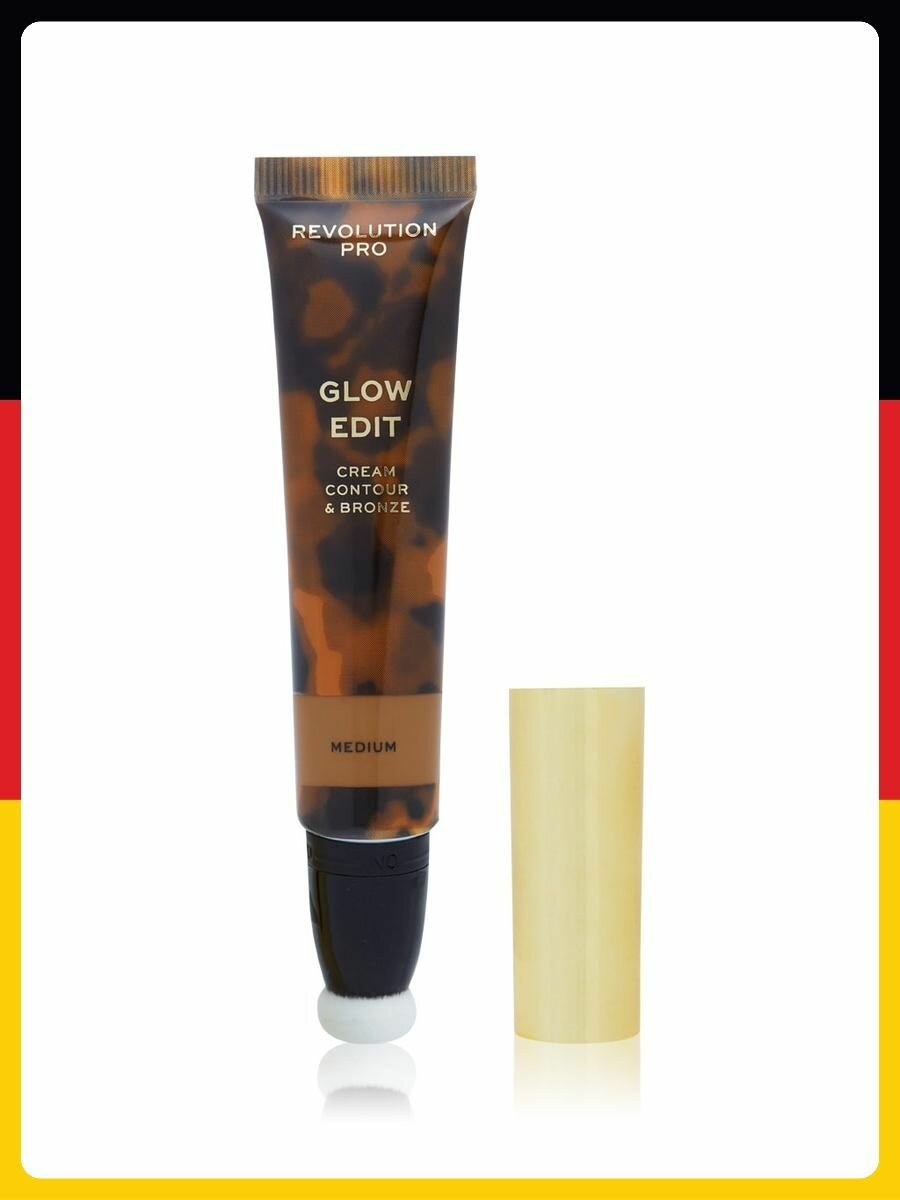 Бронзер Revolution Pro Glow Edit Cream Contour & Bronze Medium, 15 мл