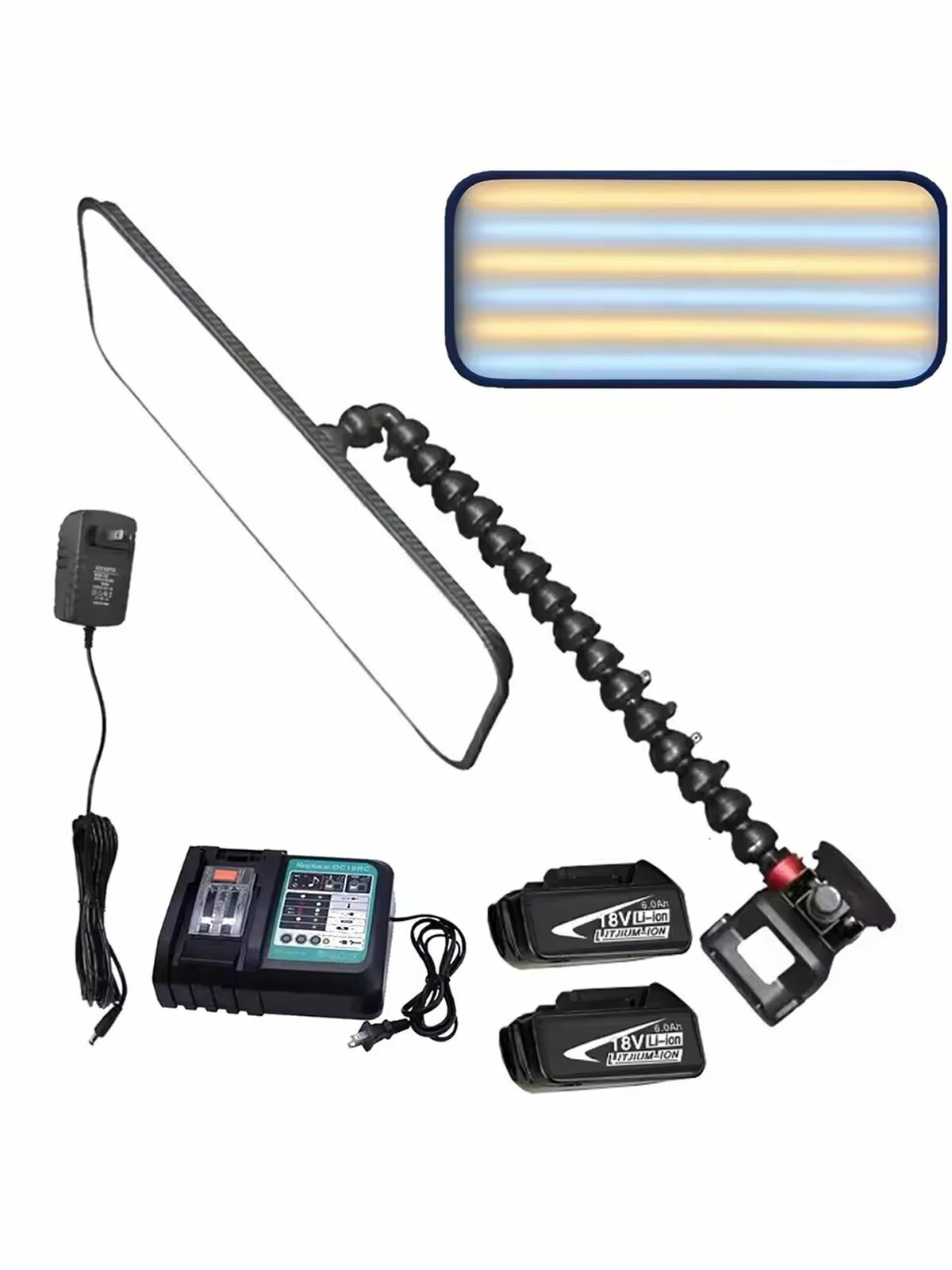 Лампа для ремонта вмятин без покраски для автомобилей, 50x20cm PDR Light