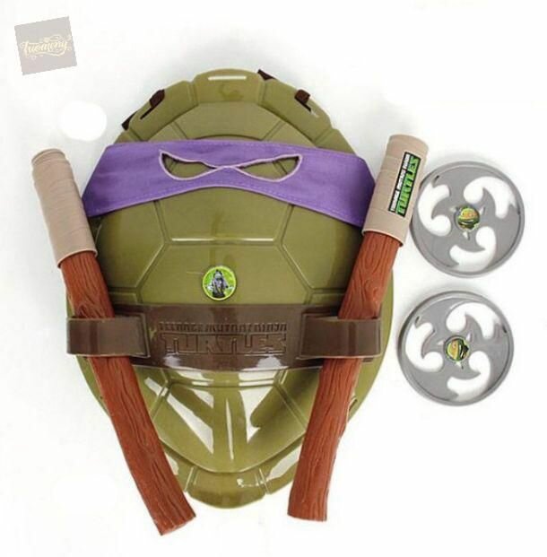 Набор Черепашки ниндзя Леонардо(панцирь, оружие, повязка)