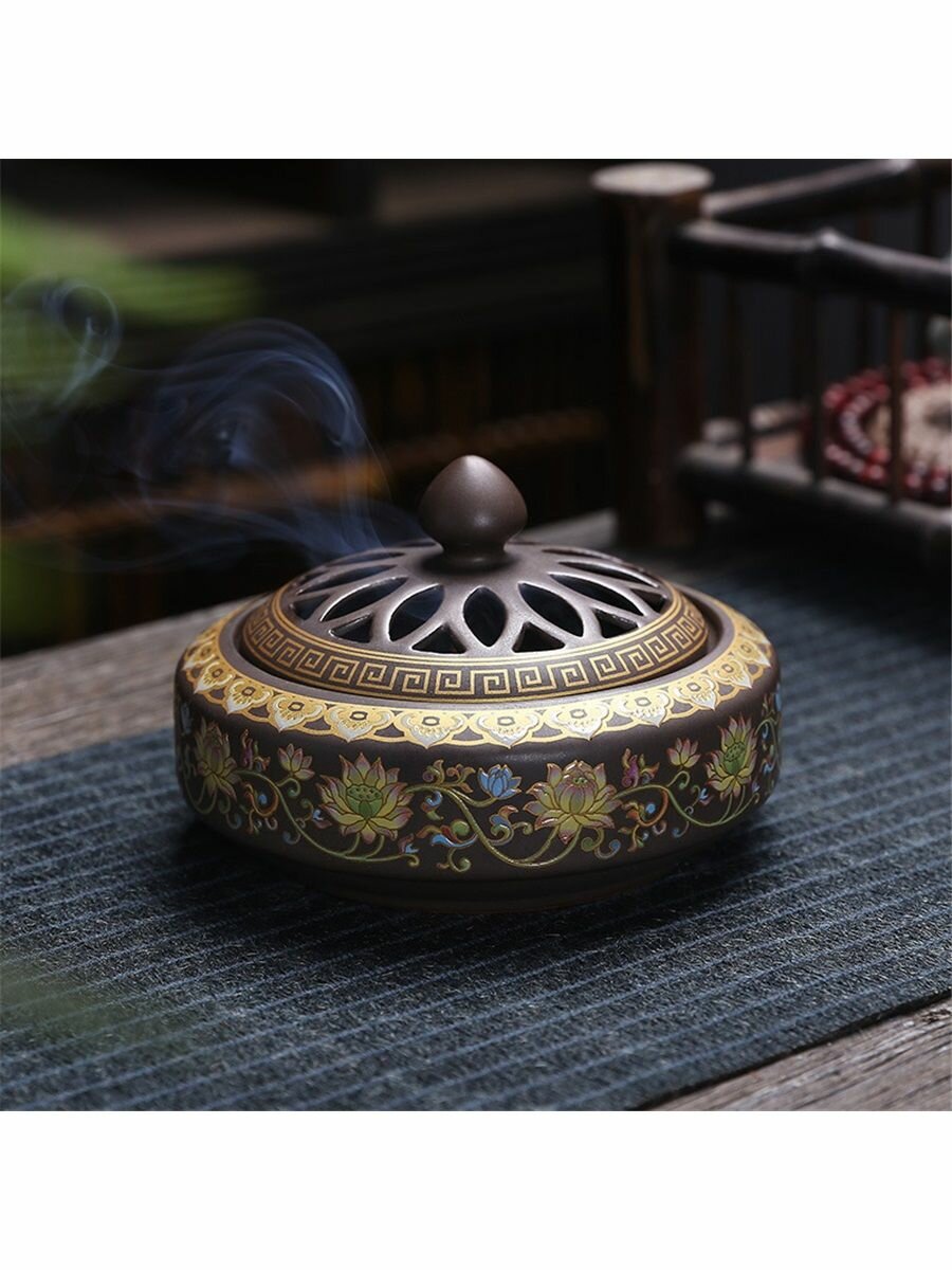 Кадильница для благовоний и ладана, бахурница для дома, подставка кадило для медитаций