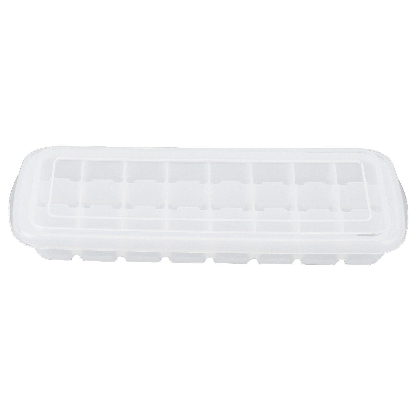 24-гридные кубики Силиконовый ледяной поднос с крышкой PP Силиконовой ледяной формы для домашней кухни.