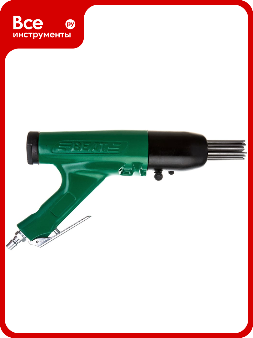 Игольчатый пневматический молоток пистолетного типа JSD ППМ-4 с резьбовым соединением полупрофессиональный инструмент