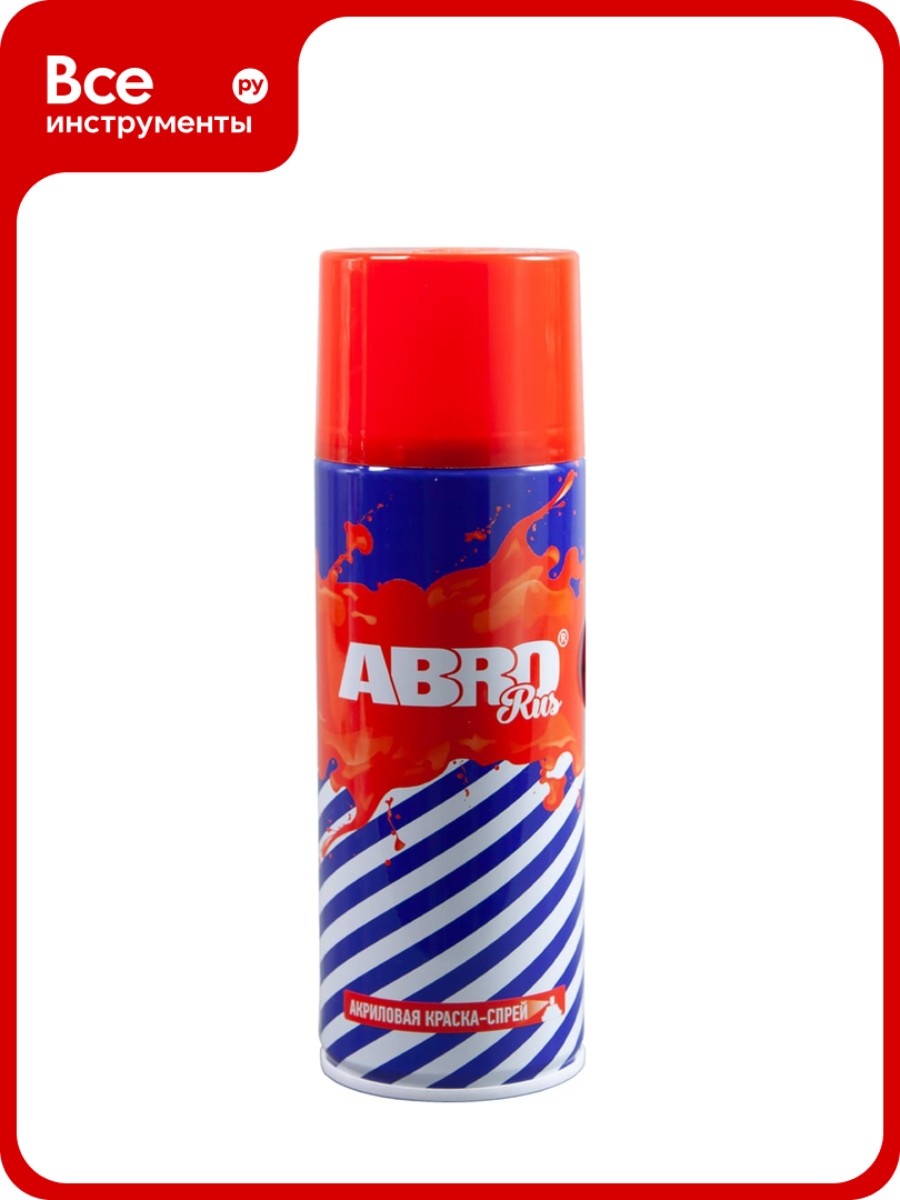 Краска-спрей ABRO Rus № 06 красная, 473 мл SPO-006-R, 473 мл