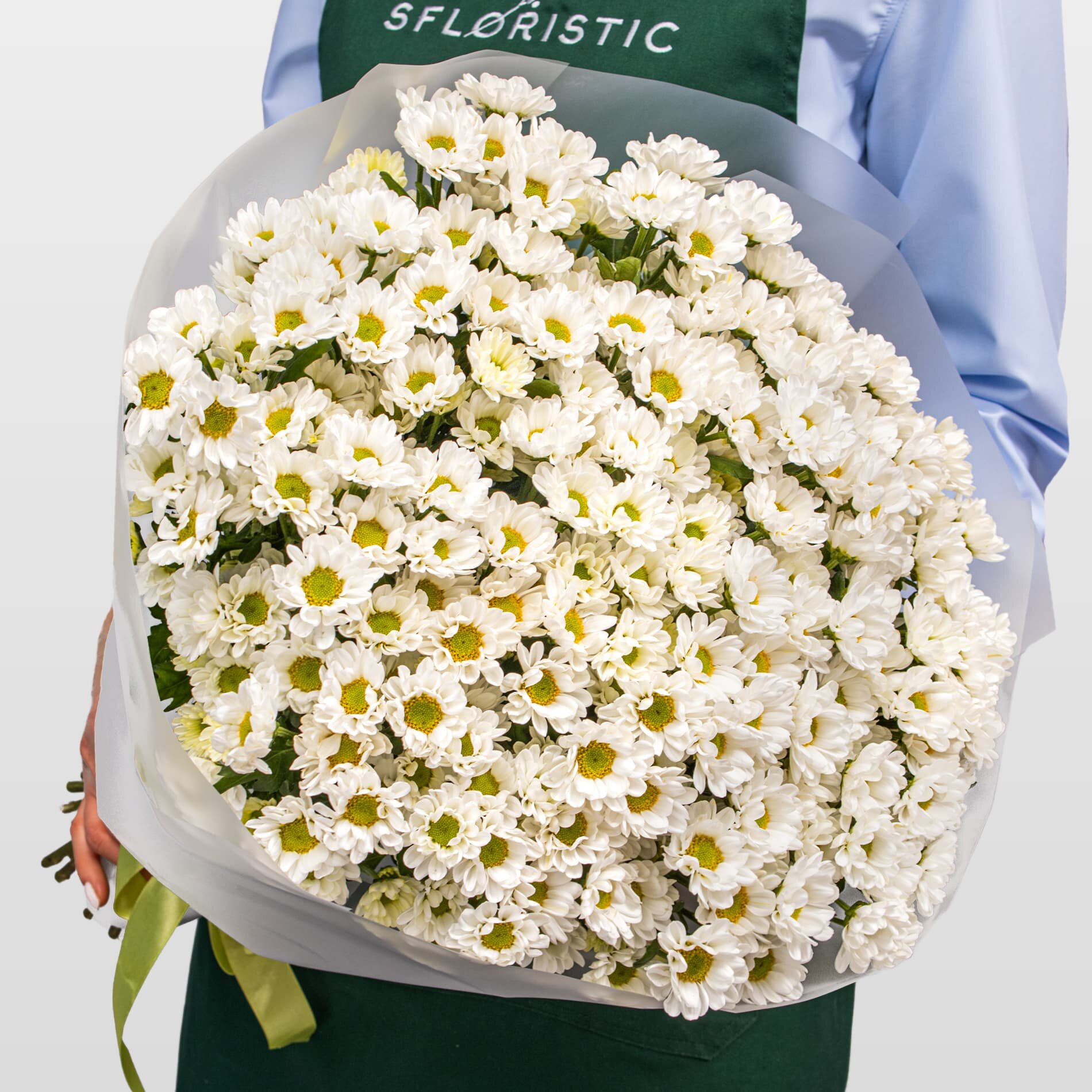 Букет Хризантем Сантини Нежный день