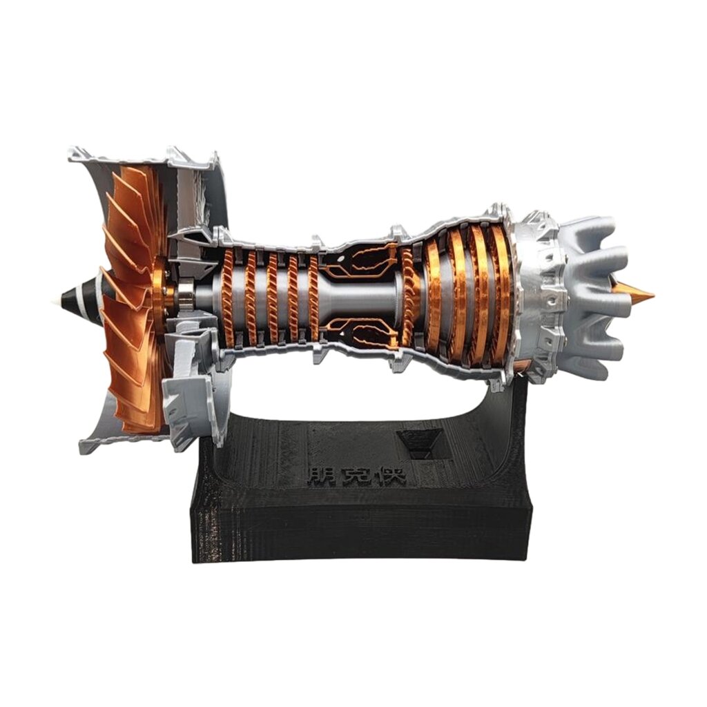 Модель Авиационного двигателя Развивающая Игрушка Модель Турбовентиляторного Двигателя для Изучения Естественных Наук