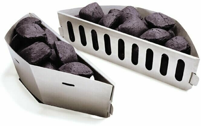 Лотки-разделители для угля удобные и практичные аксессуары для угольного гриля, упрощающие процесс готовки