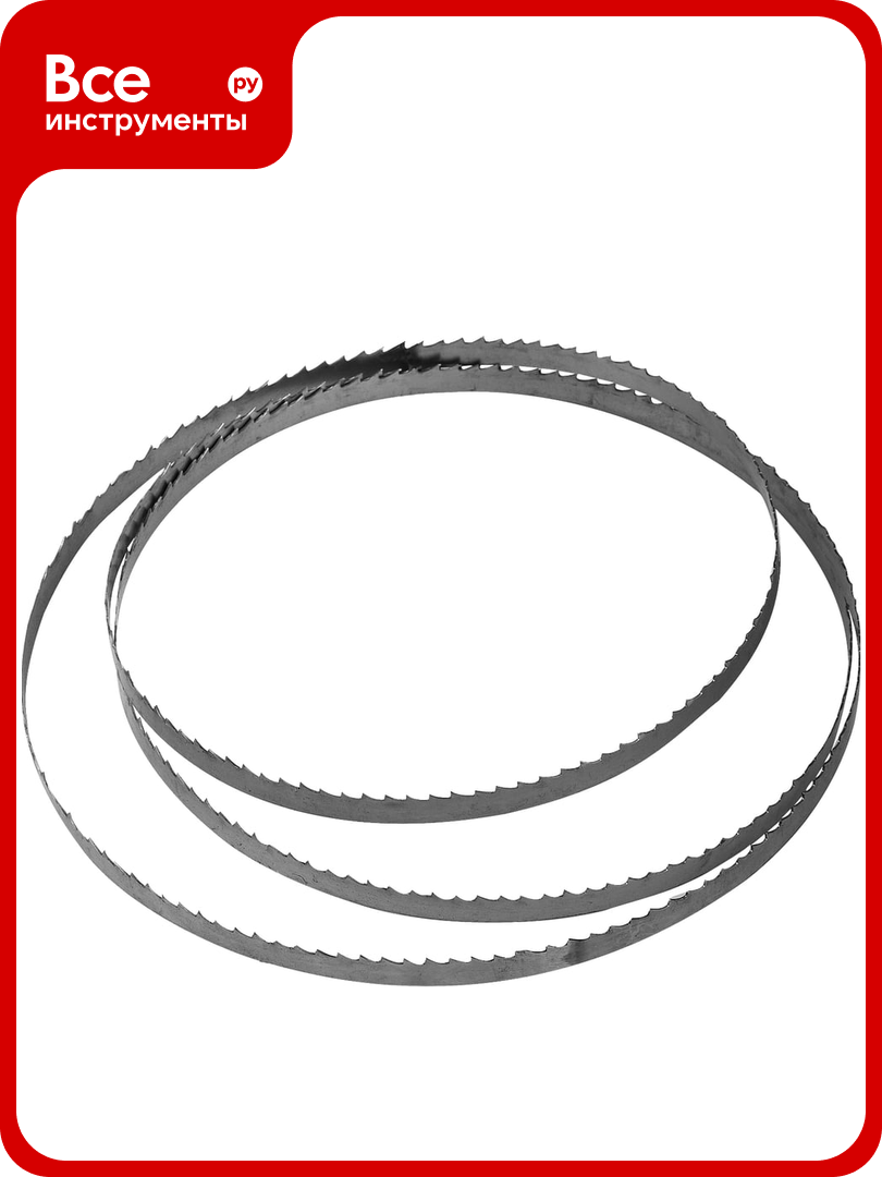 Полотно для ленточной пилы Зубр ЗПЛ-350-190 L-1425 мм H-8.0 мм шаг зуба - 2 мм 12TPI материал углеродистая сталь - 65Г
