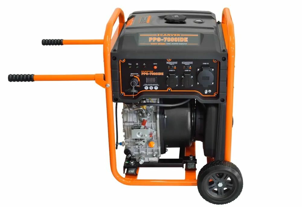 Генератор CARVER PPG - 7000IDE дизель инверторный 01.020.00071