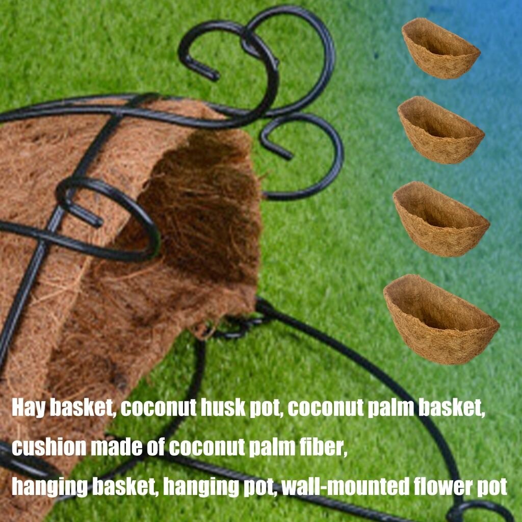 Кокосовая подвесная кашпо для сада