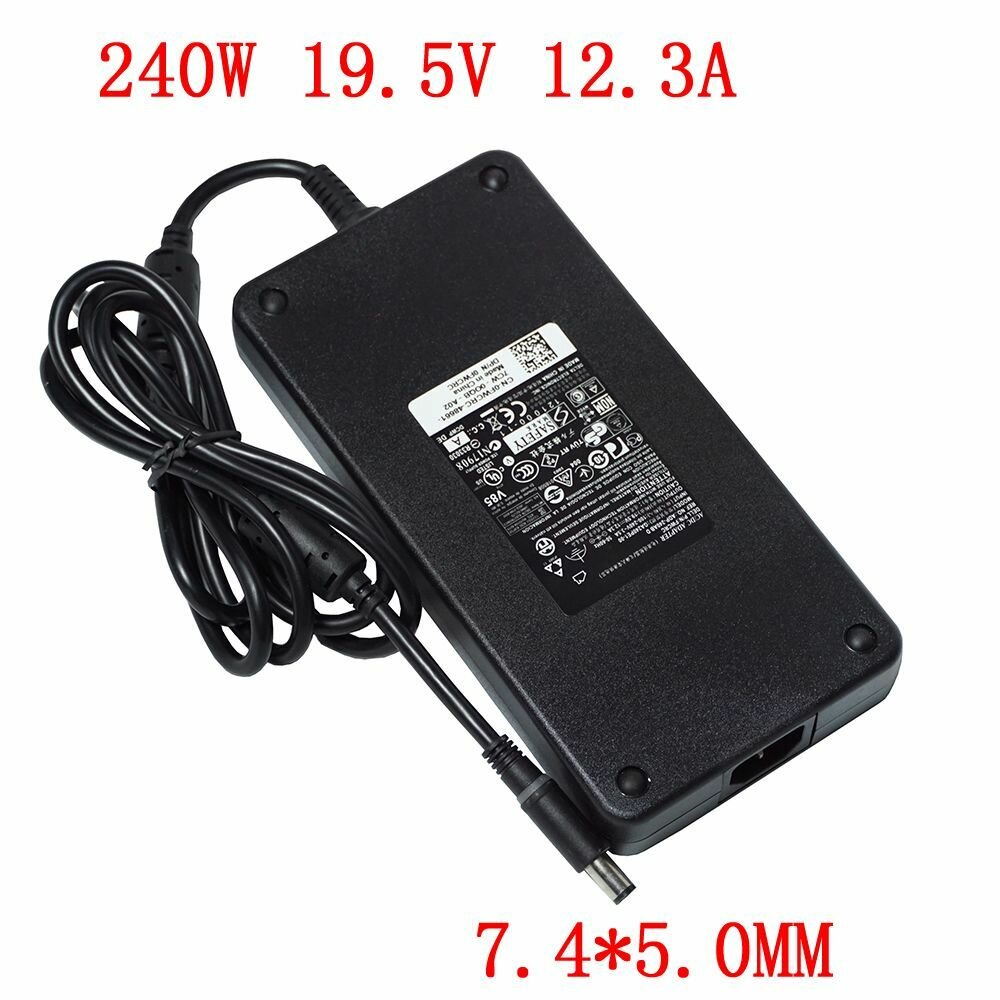 Зарядное устройство MyPads для Dell Precision M4700 M6400 M6600 M6700 M6800 M6500 (240W 19.5V 12.3A, разъем 7.45.0мм)