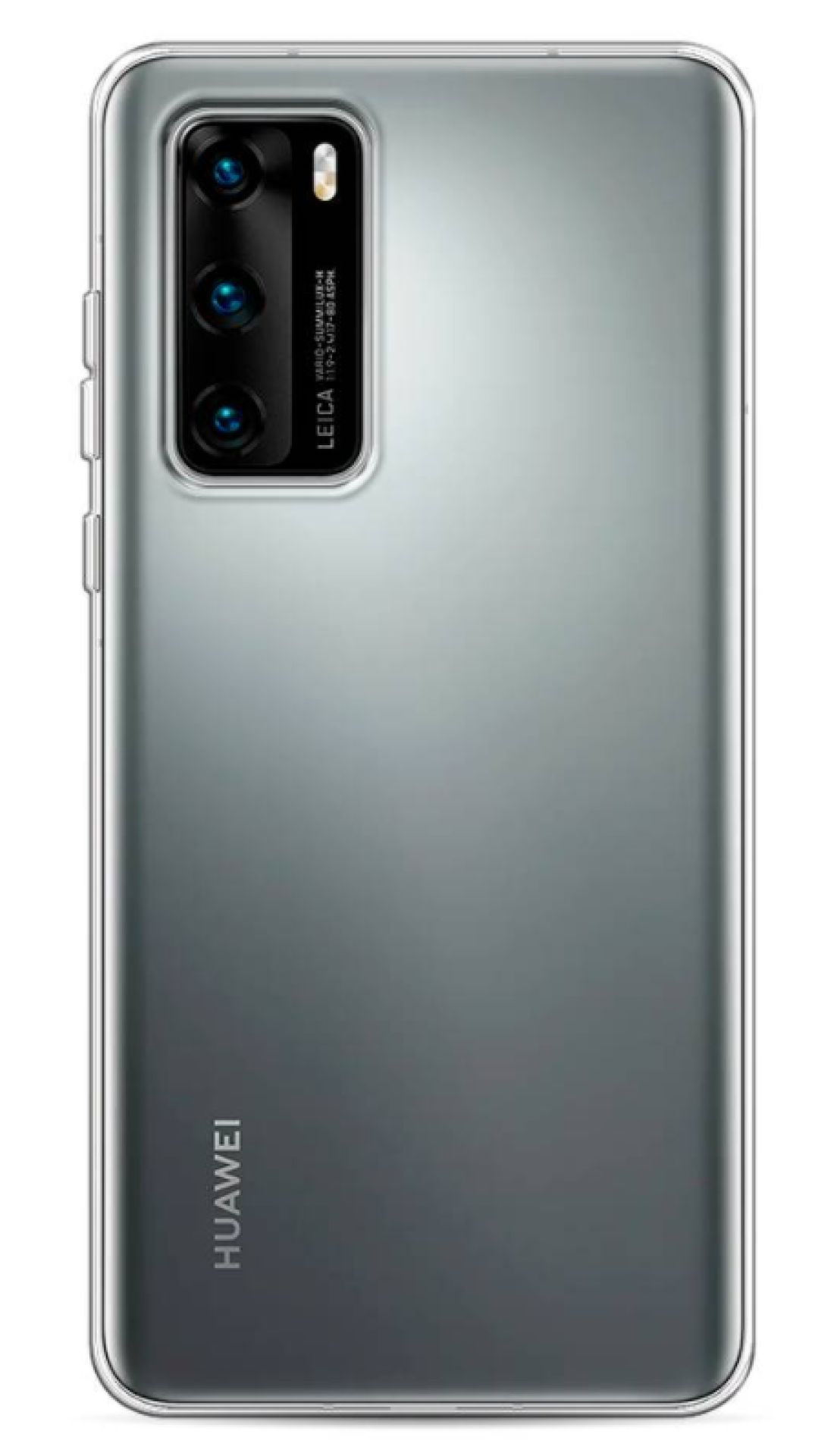 Чехол силиконовый для HUAWEI P40, X-CASE, прозрачный