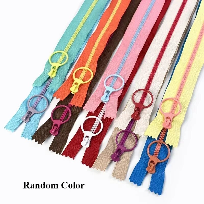 Meetee пластмассовые молнии 10 шт, 15-40 см Mix Colors, 35cm