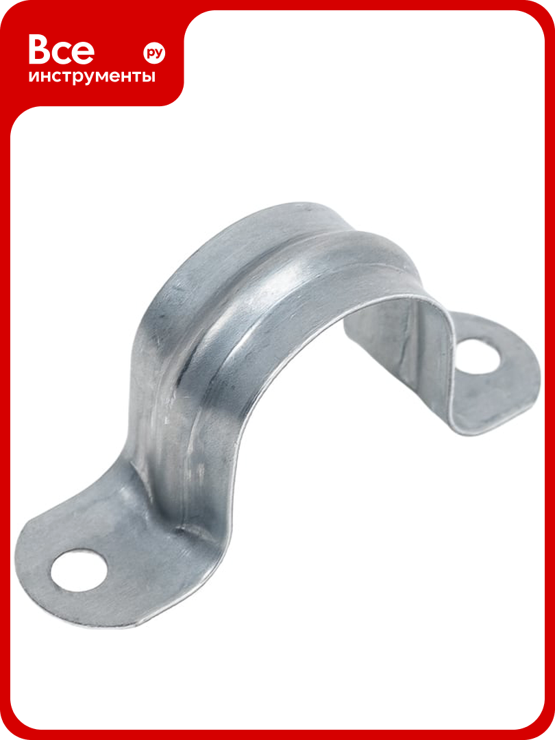 Скоба металлическая двухлапковая OXION СМД 25-26 мм 10 шт. OX-MDC26