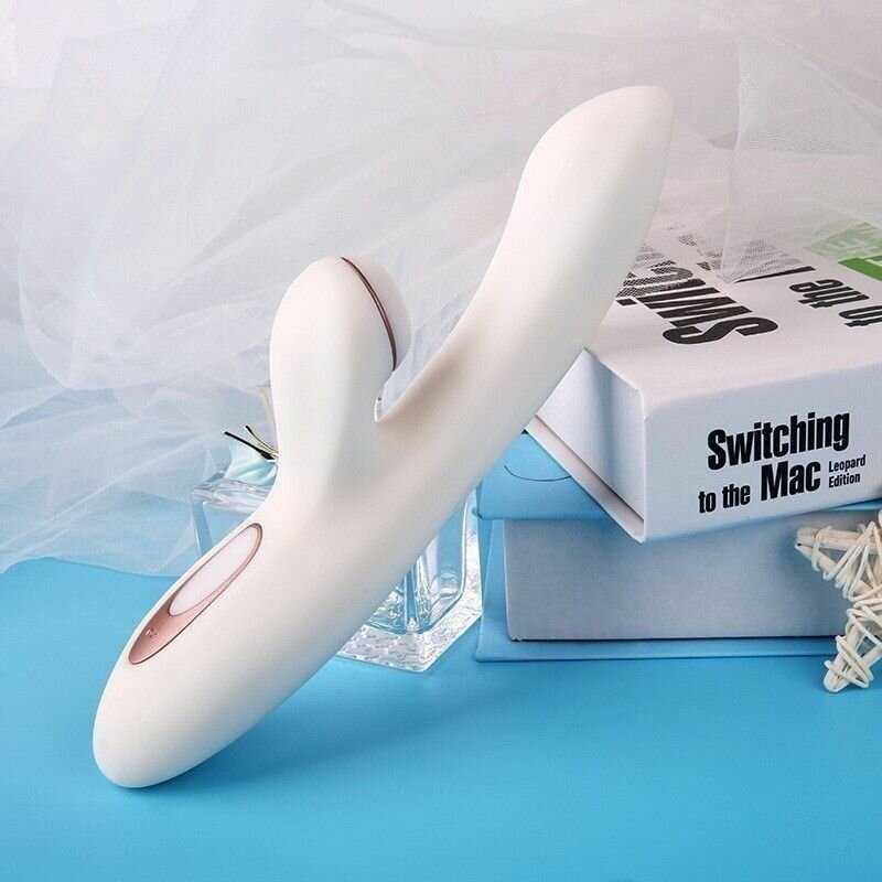 Вибратор Satisfyer с вакуумной клиторальной стимуляцией Spot Rabbit
