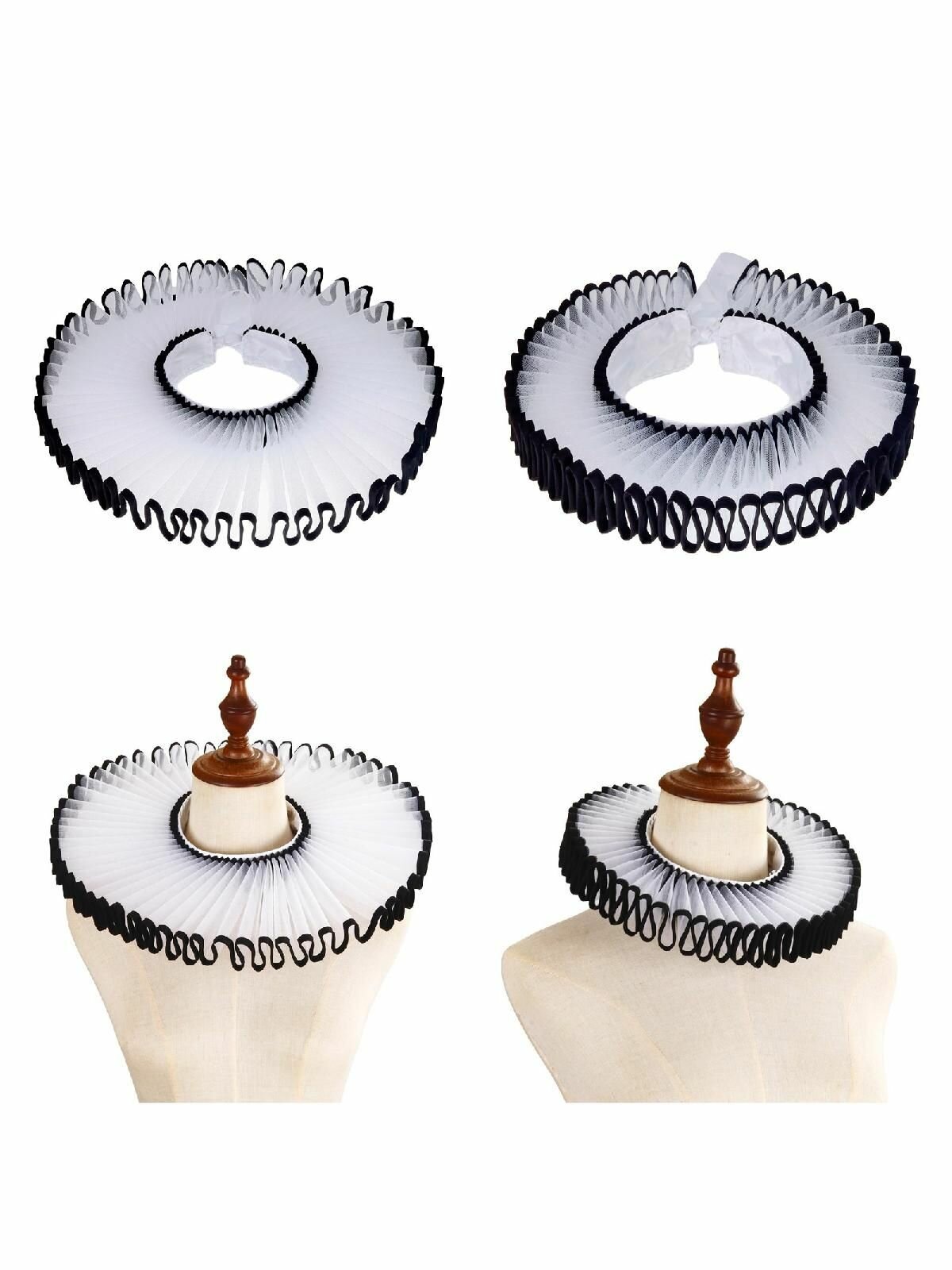 Викторианский воротник с рюшами