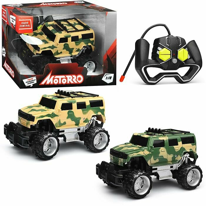 Машинка радиоуправляемая Motorro "Джип", 4-х канальный пульт, батарейках