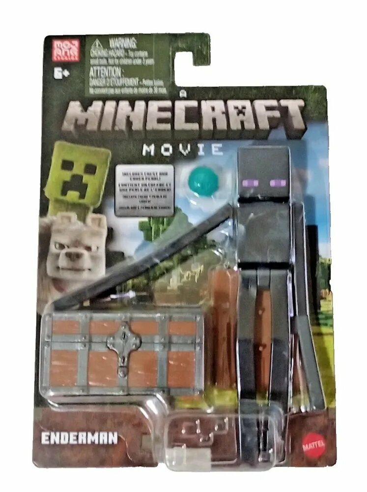 Mattel, Minecraft movie, Minecraft Маленькая скульптура, Предметы коллекционирования игрушек,10cm