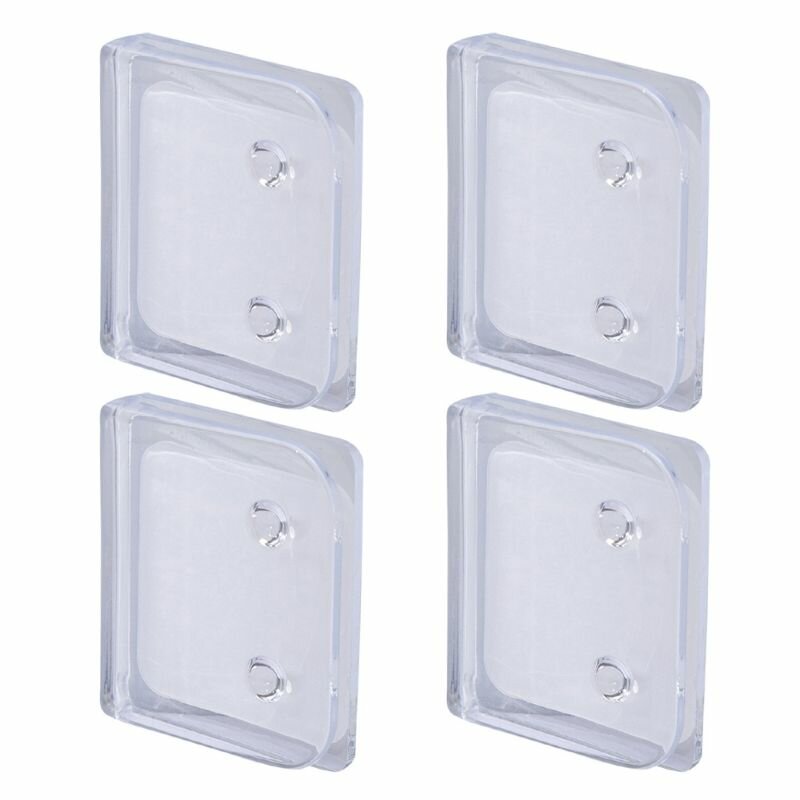 4 зажима для занавесок для душа без перфорации, фиксаторы для занавесок