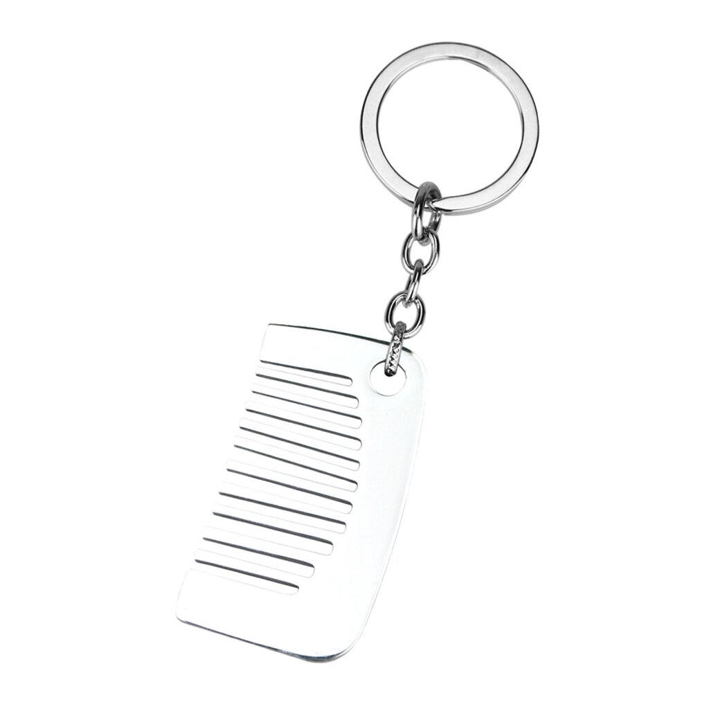 Брелок с серебряной расческой-1