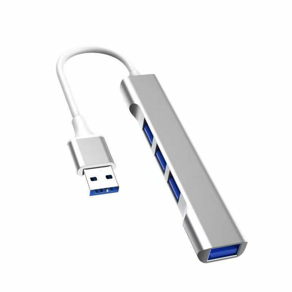 USB C/USB удлинительное кабель Splitter Male до 3XUSB2.0+1XUSB3.0, Серебро - usb к 4usb