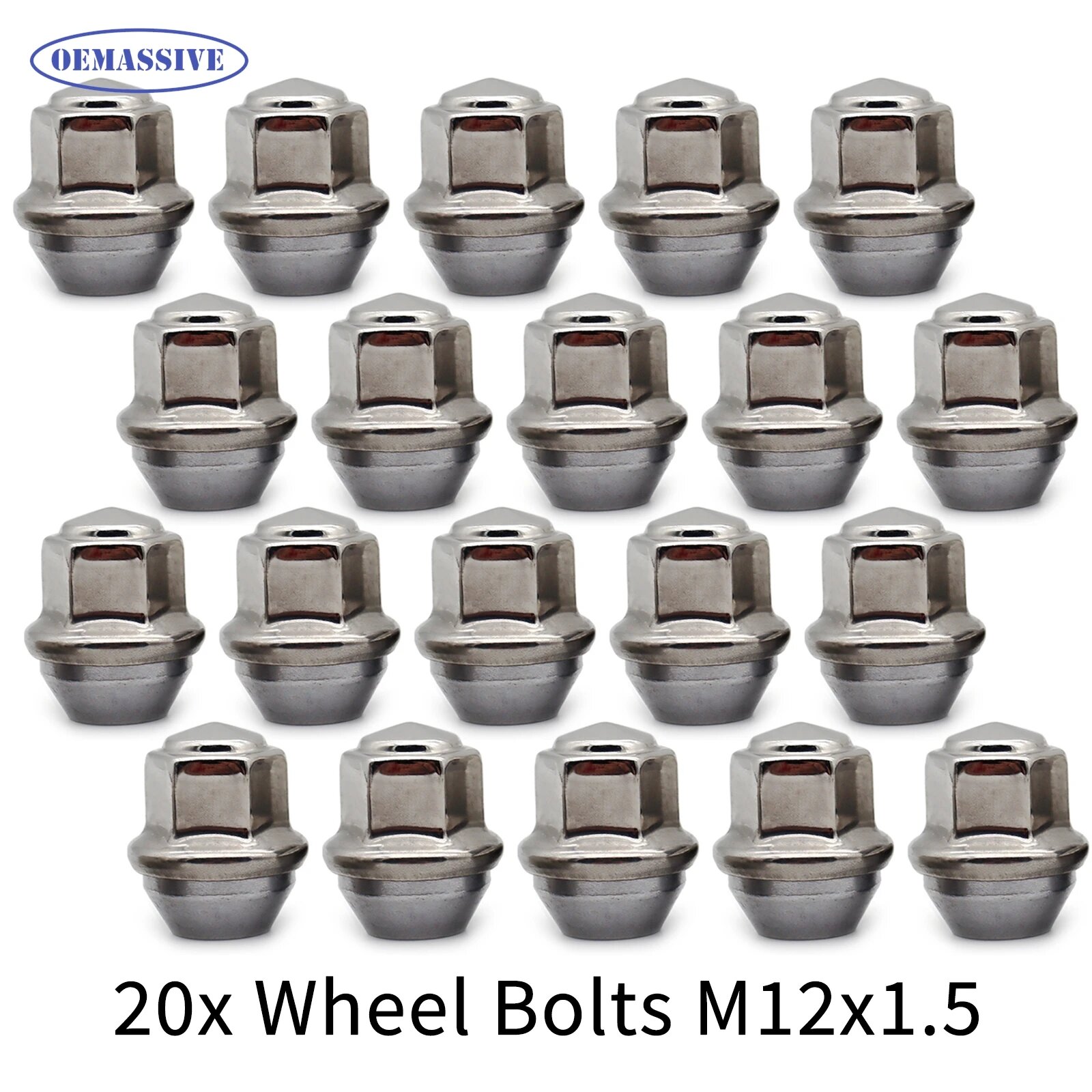 20 болтов для колес автомобиля, гайки, детали ступицы шин 2434886 5114407 ACPZ1012H для Ford Focus Fusion Mondeo Escape Kuga Fiesta M12x1,5 мм
