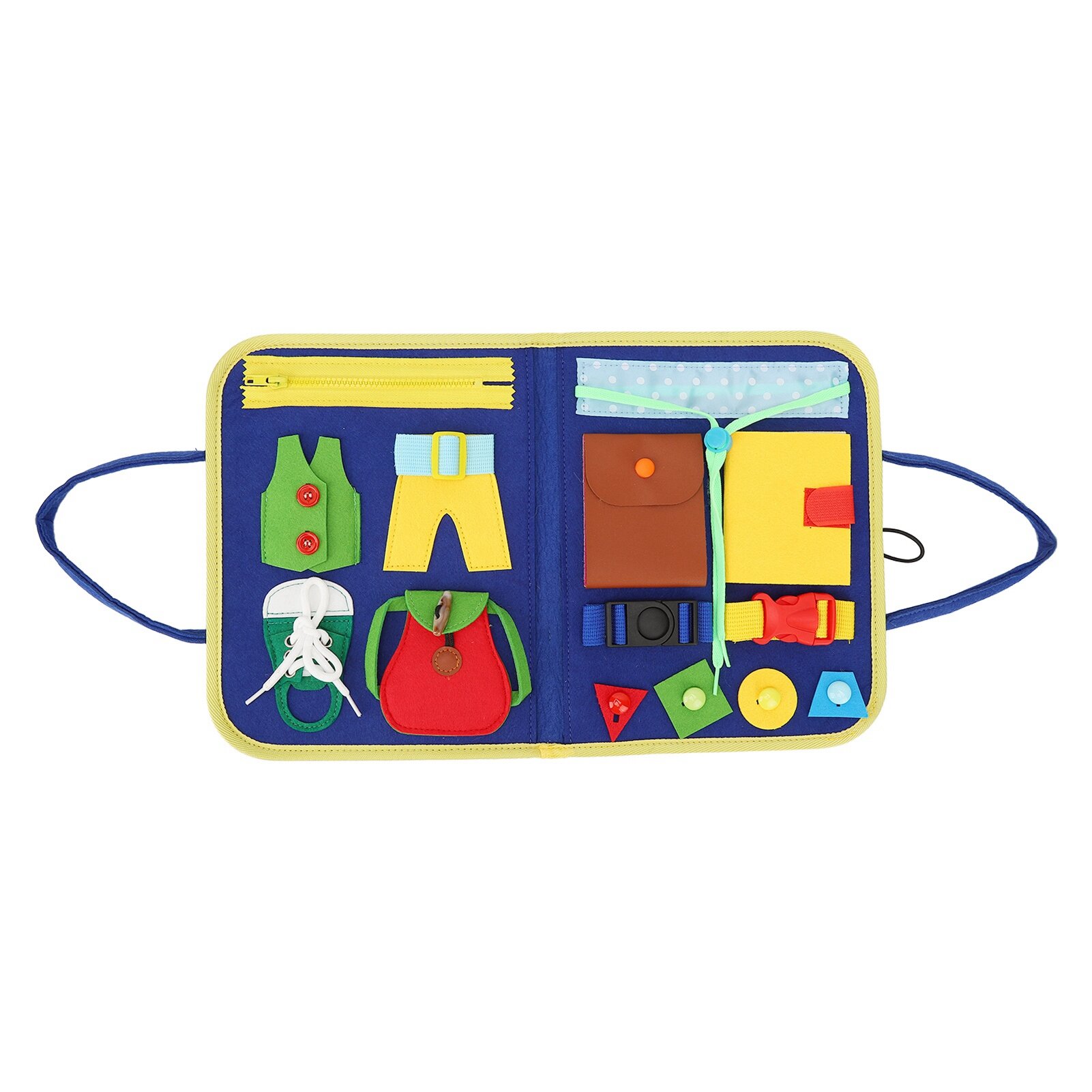 Сенсорное одеяло с ручкой ручки на навыках обучение навыки сенсорное одеяло