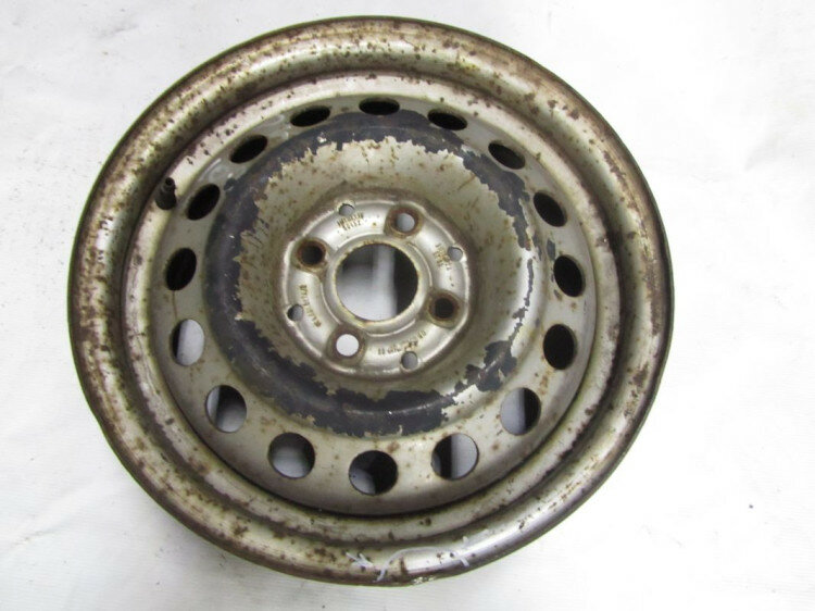 Диск стальной R14 5.5Jx14H2 ET35 4x100 Michelin Polo Lupo Vento Kalina Priora - дефект - N-1