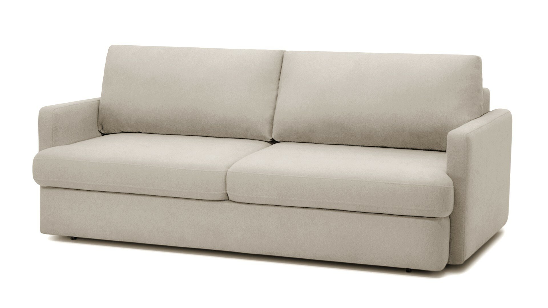 Диван Стелф ЭКО Velutto 16 NOW 210x109x90 см, бежевый Велютто, еврокнижка Фиеста