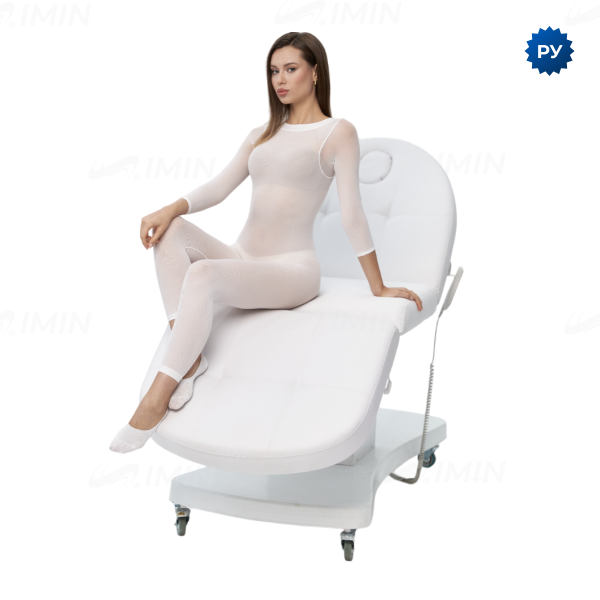 Массажная кушетка "Оливия" с электроприводом и декоративной накладкой, 3 мотора IMIN - Имидж Инвентор