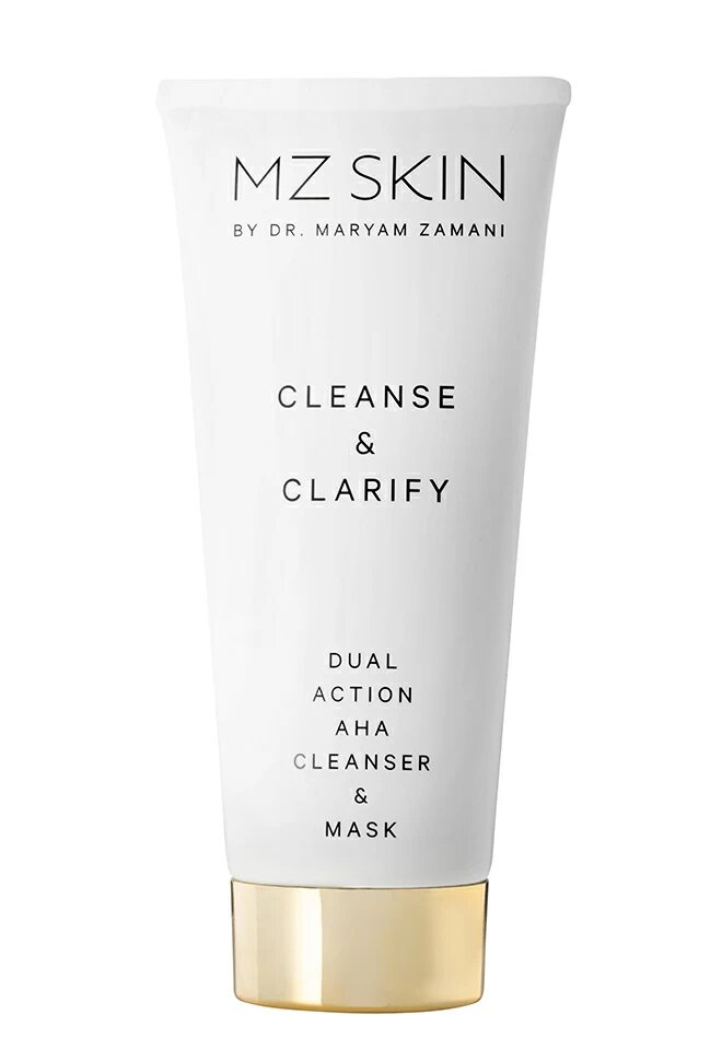 MZ SKIN Очищающее средство / маска для лица двойного действия с AHA-кислотами, 100 мл