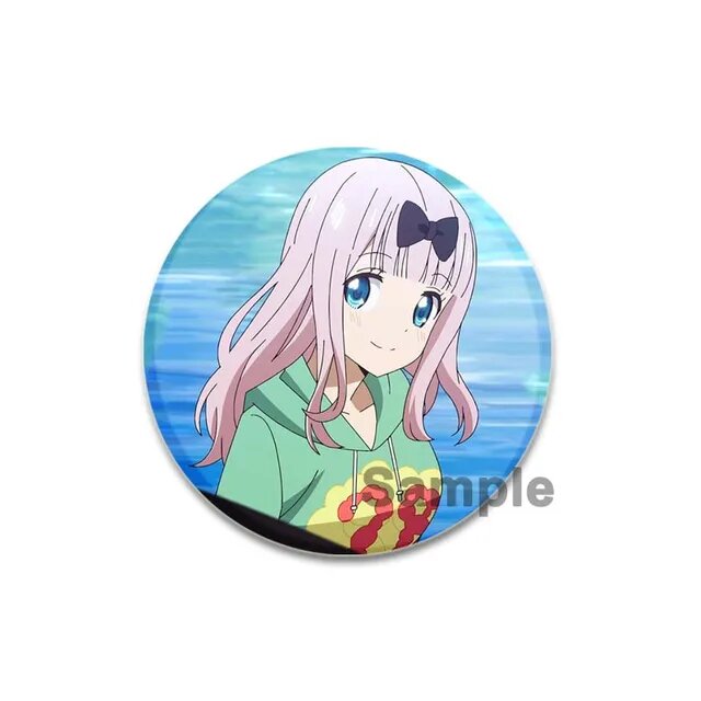 58/44/32 мм аниме Kaguya-sama Wa Kokurasetai ультра романтическая брошь на булавке DIY рюкзак украшение для одежды ювелирные аксессуары подарок