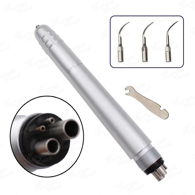 Ультразвуковой воздушный скалер Horyn 2/4 отверстия 3 наконечника 4 Holes