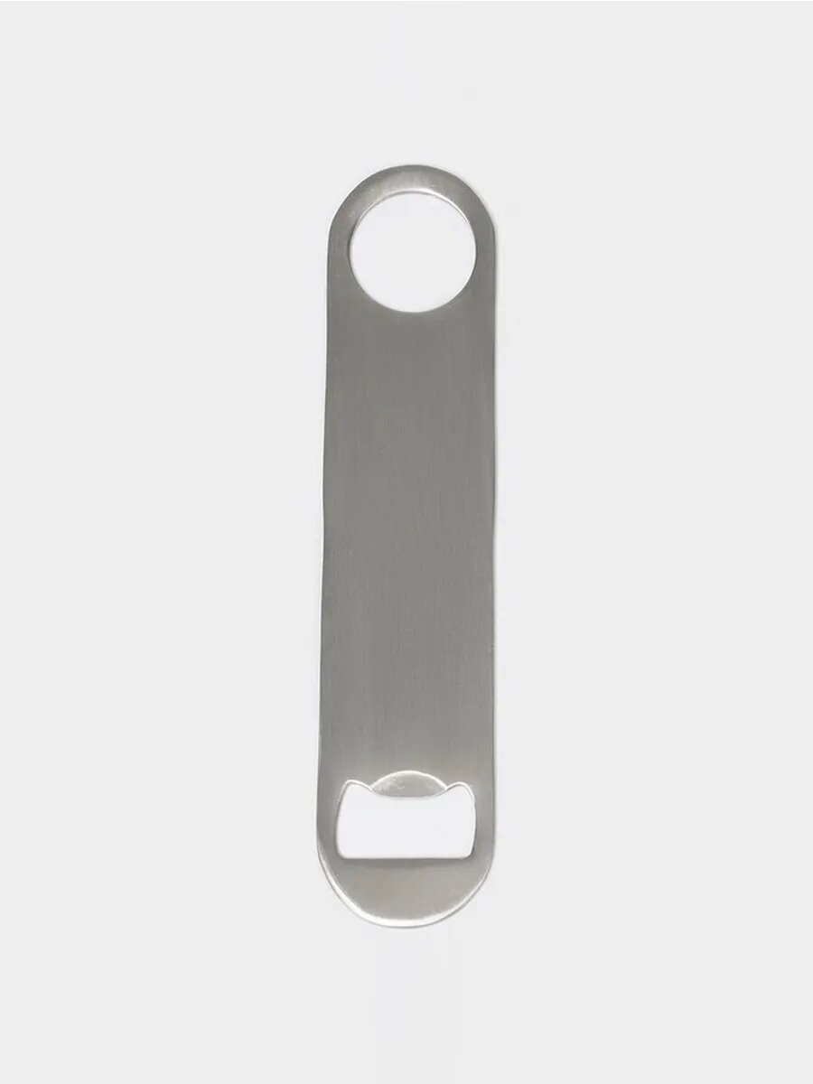 Стильная металлическая открывашка для барных напитков